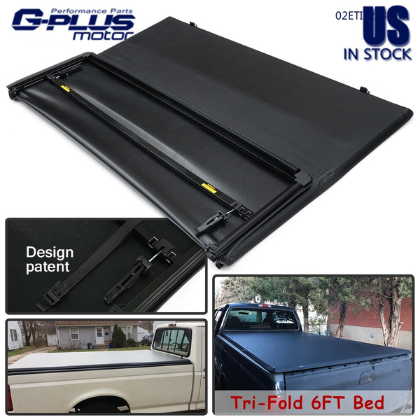 G-PLUS For 1983-2013 Ford Ranger Regular Cab Lock soft Tri-Fold Tonneau ...