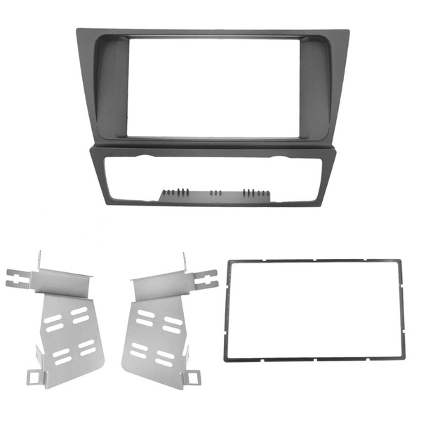 Radio Stereo Double Din Dash Fascia Frame For 04-12 BMW 3 Series E90 ...