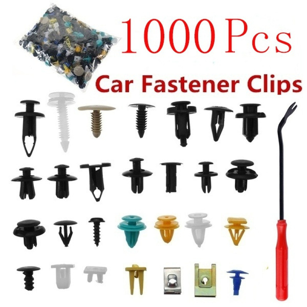 New 1000Pcs Universal Plastic Clips for Car Fender Bumper Door Car ...