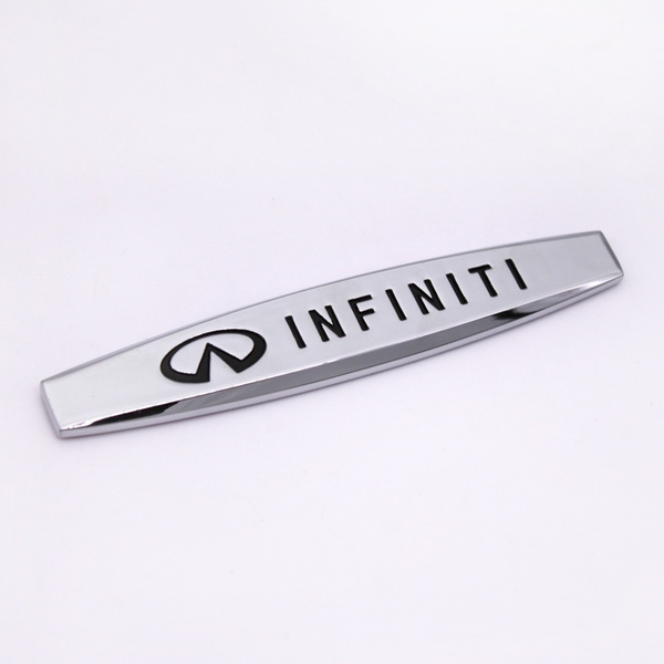 1 x Car Side Door Badge Sticker Front Fender Emblem for Nissan INFINITI ...