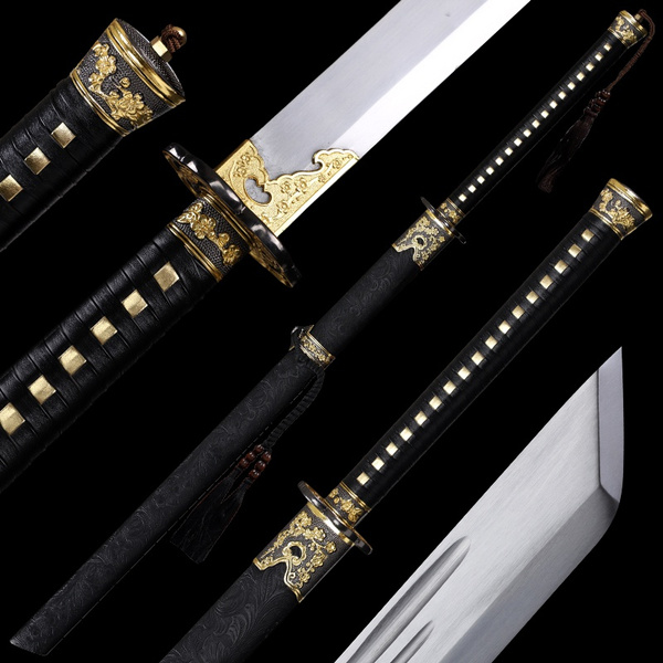 Extremely sharp, katana, full Tang, handmade sword, ultra-high ...