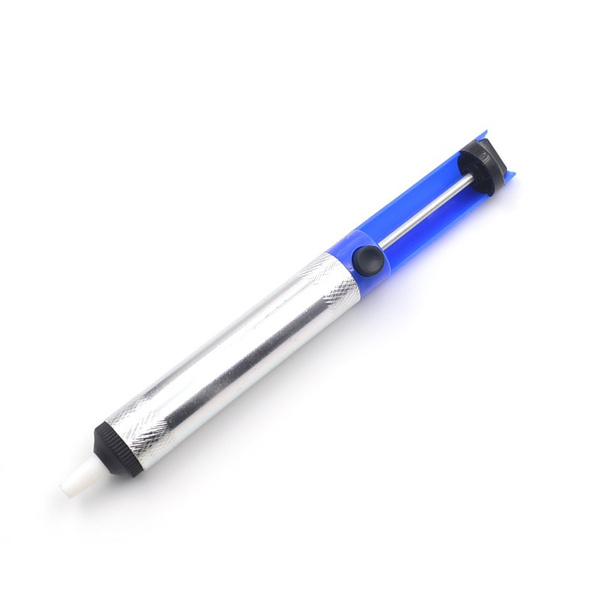 1 PCS Aluminium Solder Sucker Desoldering Pump Tool Pen Blue Removal ...