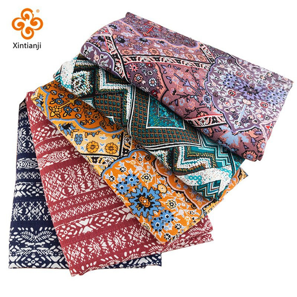 Cotton Moroccan Print Fabric Soft for Summer Fashion Dress and Women's ...