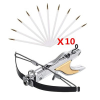 Toothpick Crossbow Chopsticks Bow Cross Arrow Bow Stainless Steel Metal ...