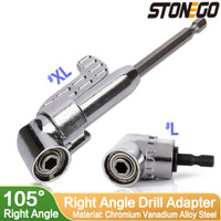 1PC High Quality 105 Degrees 1/4" Extension Hex Drill Bit Adjustable ...