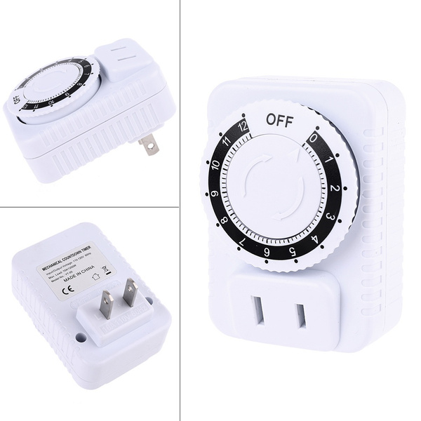AC 110V 12 Hour Mechanical Switch Timer Socket for Home Appliances ...