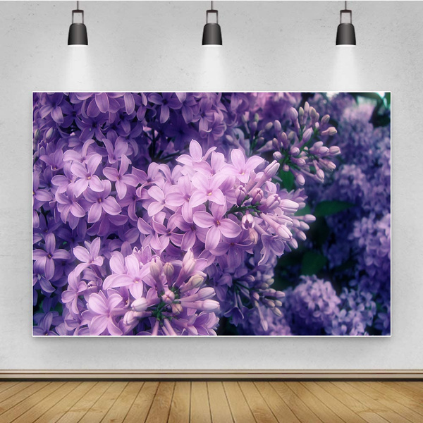 Violet Children Adult Decor Banner Wedding Photocall Flower Marriage ...