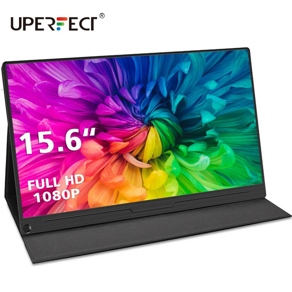 UPERFECT Portable Monitor 15.6'' HD USB Type C IPS Display Screen for ...