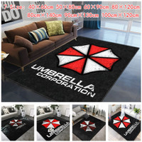 Movie Resident Evil Character Black Umbrella Printed Carpet Horror ...