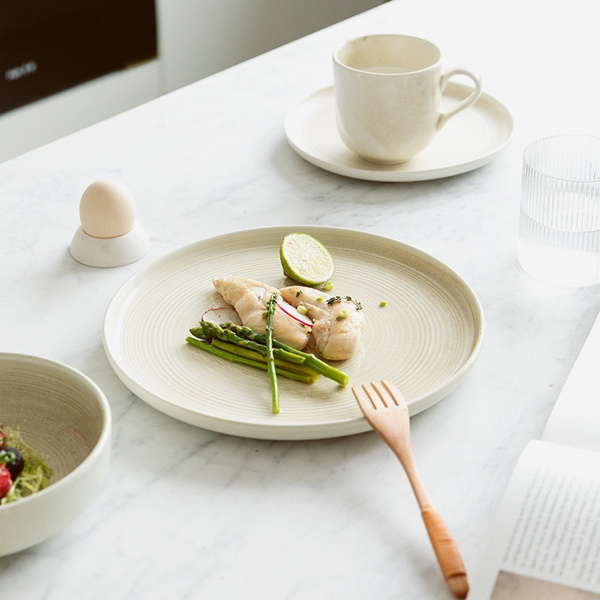 Simple Crockery Party Ceramic Dinner Dishes Tableware Set Japanese ...