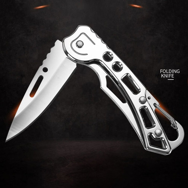 Mini Full Stainless Steel Portable Size Leaf Shape Knife Outdoor ...