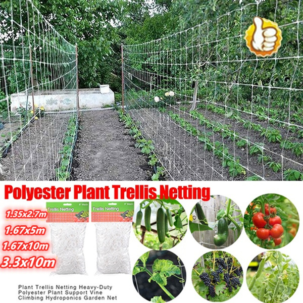 Garden Nylon Net Climbing Frame Gardening Net Plant Fence Anti-bird Net ...