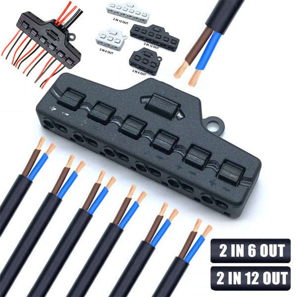 2021 New Upgrade Quick Connect Low Voltage Wire Splitter Distribution ...