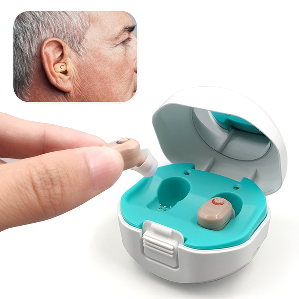 Mini Invisible Hearing-aid Sound Amplifier Volume Adjustable Ear ...