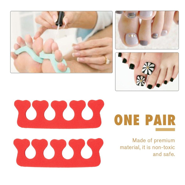 Foam Toe Separator Nail Feet Care Bracelet Support Toe Finger ...