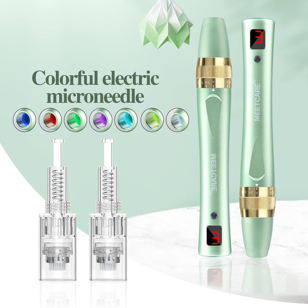 7 Colors Electric Microneedling Pen Wireless Nano Micro Needle Beauty ...