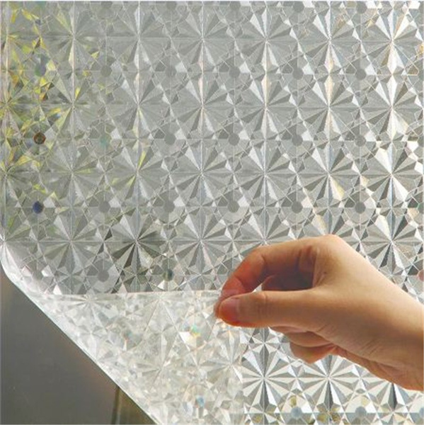 Diamond Frosted Window Privacy Film,which don't allow the light in,Self ...