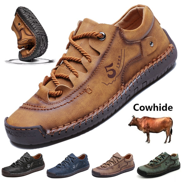 Men's Fashion Casual Shoes Leather Shoes British Style Shoes Breathable ...