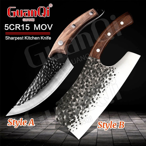 Handmade Forged Butcher Knife Chopping Knife Kitchen Cleaver Butcher ...