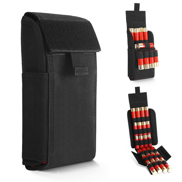 Tactical 25 Round Shell Holder Portable 12 Gauge Molle Waist Bag ...