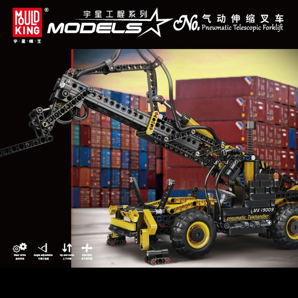 MOULD KING Building Blocks High-Tech The MOC Pneumatic Telescopic ...