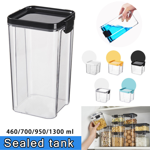 Kitchen Square Transparent Sealed Can, Food Preservation Box, Snacks ...