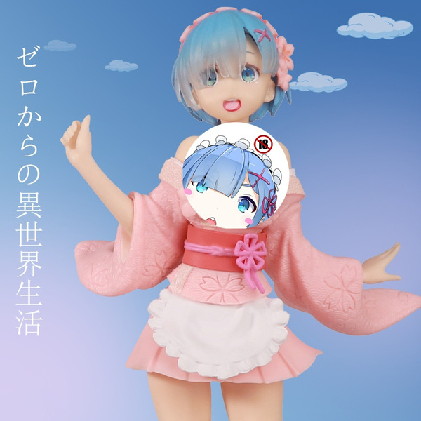New Anime RE: Zero Starting Life In Another World: Rem Yukata Figurine ...