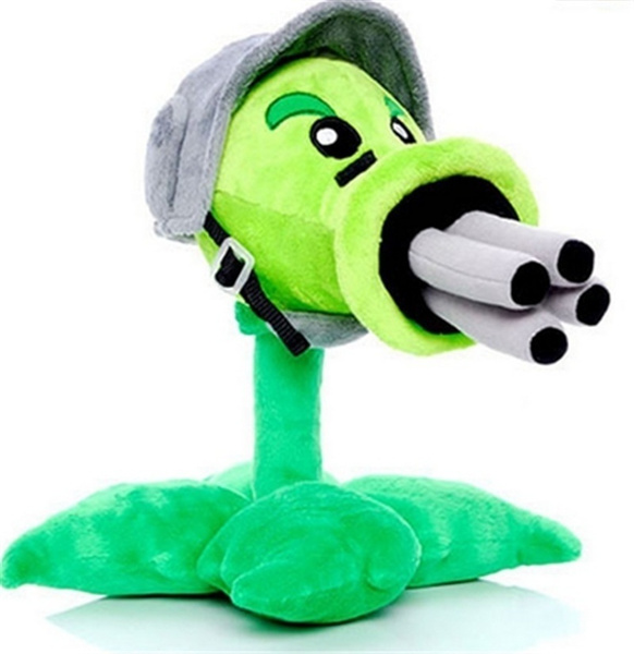 30cm Plants Vs Zombies PVZ Plush Stuffed Peashooter Doll Pea Machine ...