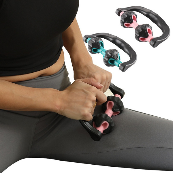 Massage Wheel Hand-held Fitness Roller Stick Hand-push Roller Muscle ...