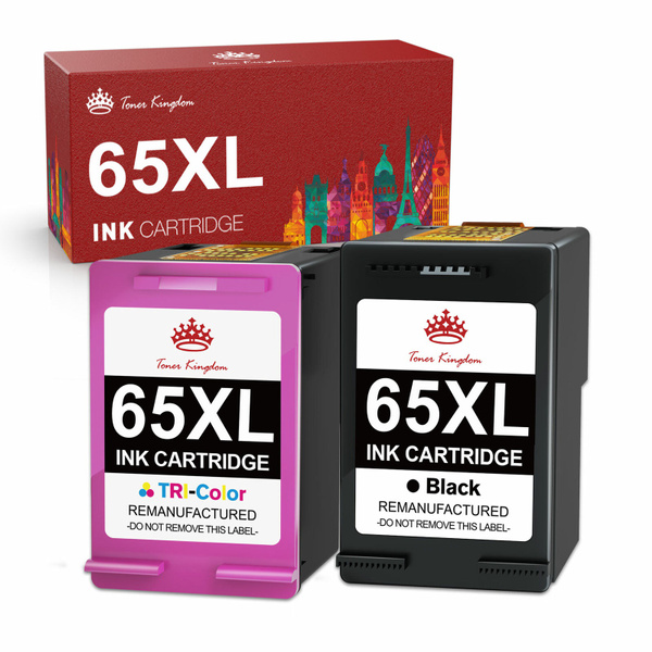 2 PK Ink Set for HP 65XL 65 XL DeskJet 2600 2622 2652 3752 3758 ENVY ...