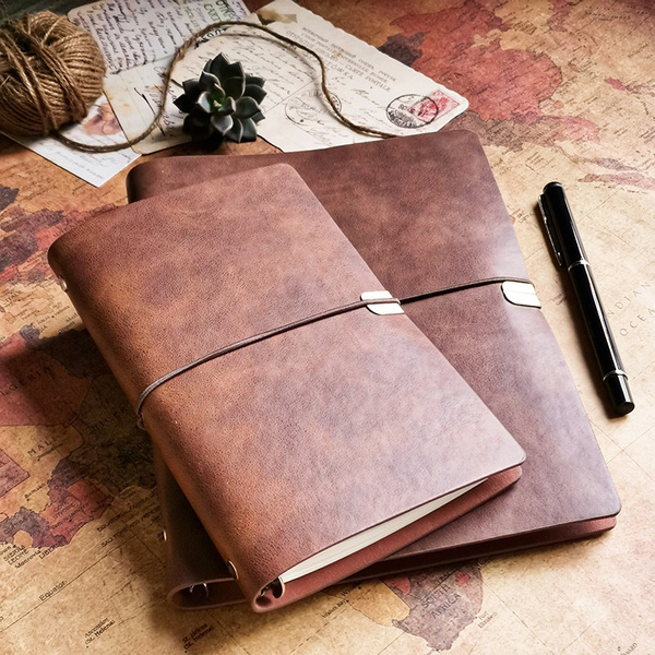 A6/A5/B5 TN Travelers Retro Travel Notebook Portable Leather Journal ...