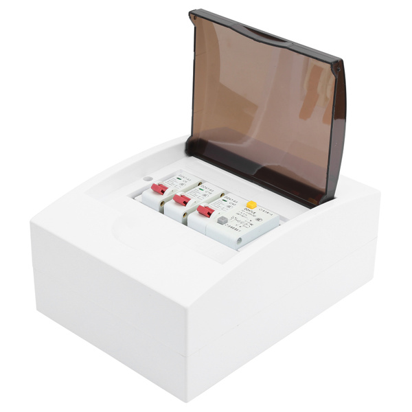 Power Supply Box 2 Way 40A 30mA RCD + 2 MCB Garage workshop Electricity ...