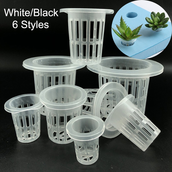 10pcs Aquarium Plant Cultivate Pot Hydroponic Mesh Pot Vegetable ...