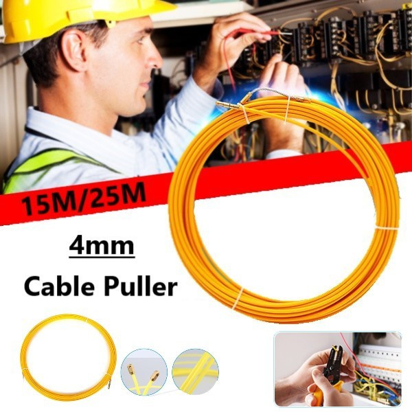 4MM Fiber Push Puller Glass Wire Cable Pipe Duct Snake Pulling Running ...