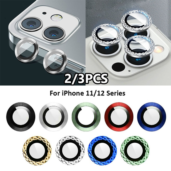 3D Diamond Glitter Camera Lens Protector for IPhone 12 Mini Pro Max ...