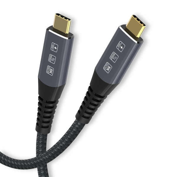 Thunderbolt 3 USB 4 Cable USB C to USB C 40Gbps 5K USB4 Cable 20V 5A ...