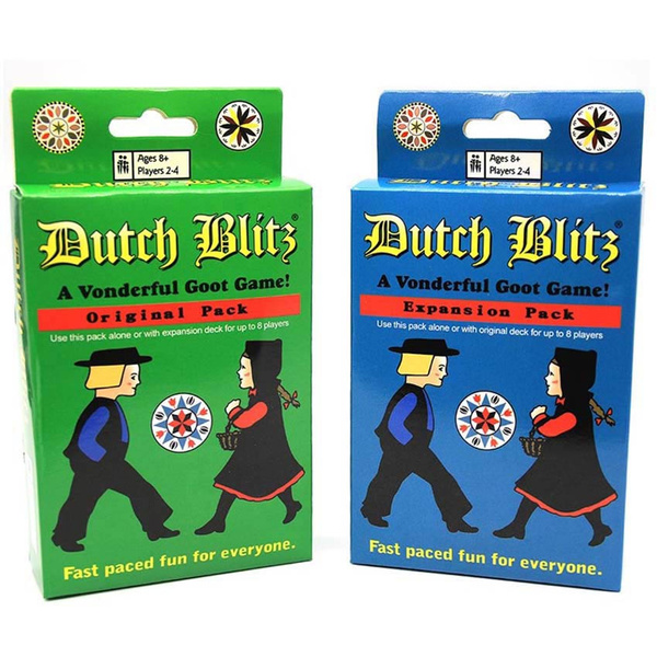 Dutch Blitz Basic Edition and Expansion Pack card game | Wish