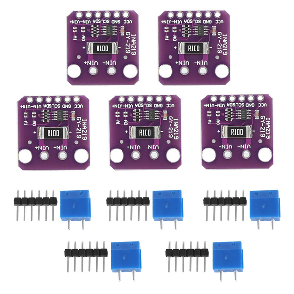 Current Sensor Module 5pcs GY-219 High I2C Interface Digital Current ...