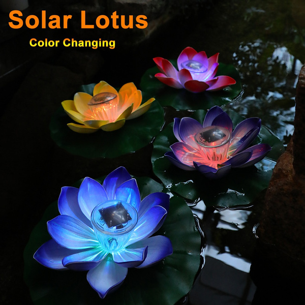 LED Light Solar Waterproof Color Changing Light Emitting LED Floating ...
