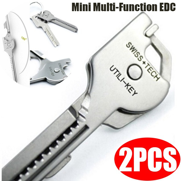 Multi Tool Keychain 6-in-1 Keychain Multi Tool – Stainless Steel ...