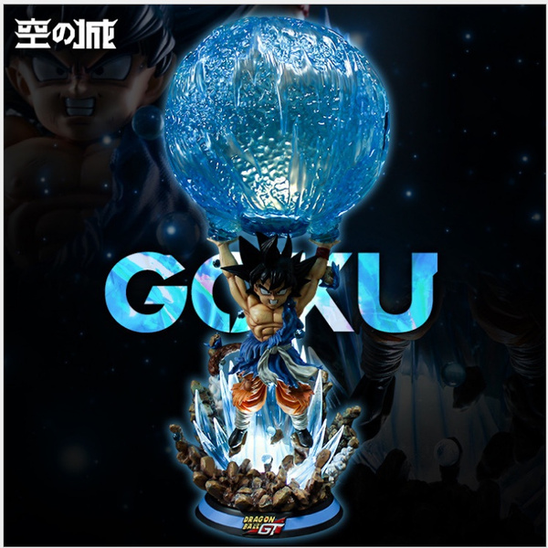 New 50cm New Dragon Ball GT Super Saiyan Goku Son Goku Genkidama Spirit ...