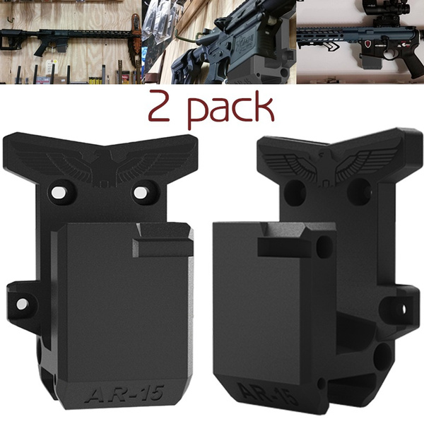 2-Pack AR15 Wall Mount,Gun Rack Wall Mount Rifle Display Storage ...