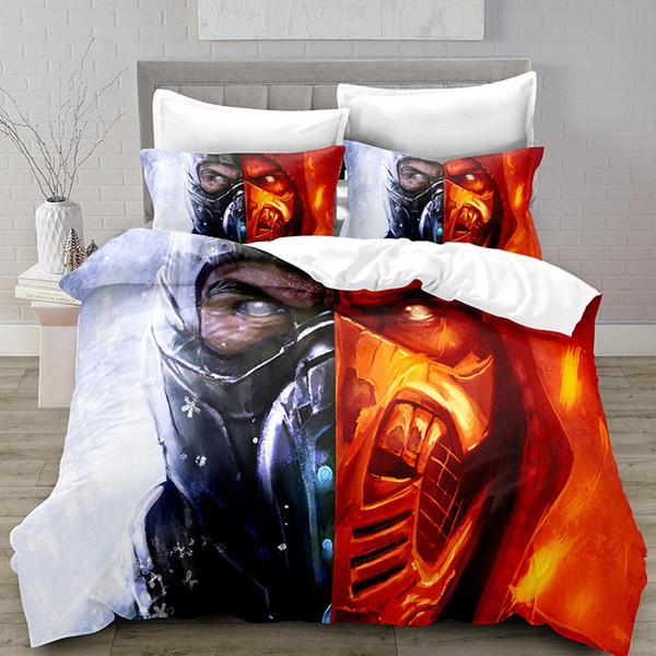3D Home Textile Video Game-Mortal Kombat Bedding Quilt Cover and ...