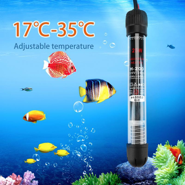 Adjustable Temperature Thermostat Heater Rods for Aquarium Fish Tank ...