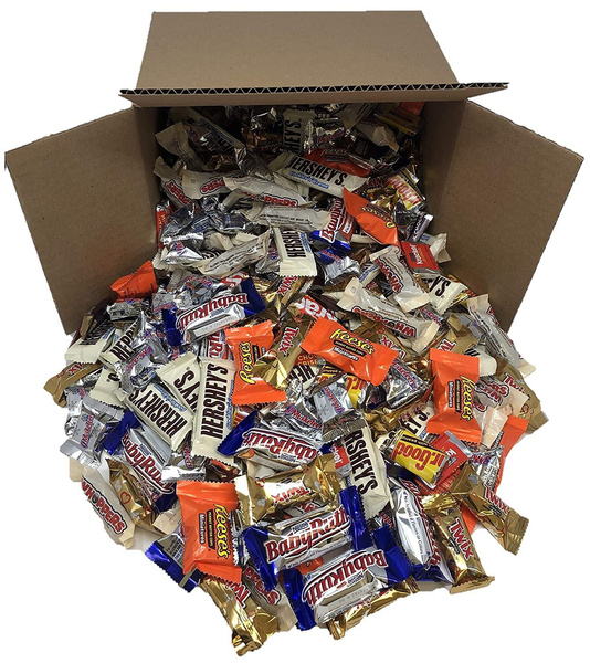 Taboom Bulk Chocolate, Individually Wrapped: 5 LB Box Variety Pack with ...