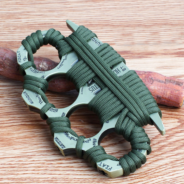 Self Defense Finger Tiger Thickened Iron Fist Head Zinc Alloy High ...