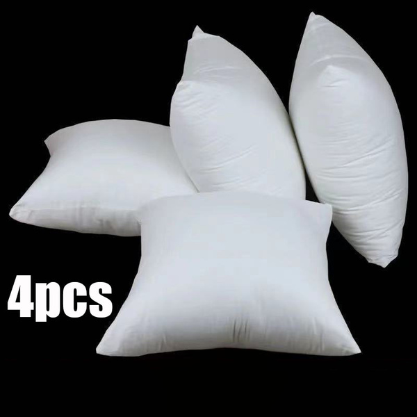 4Pack High Elasticity Cotton Pillow Inners Set for Sofa Couch ...