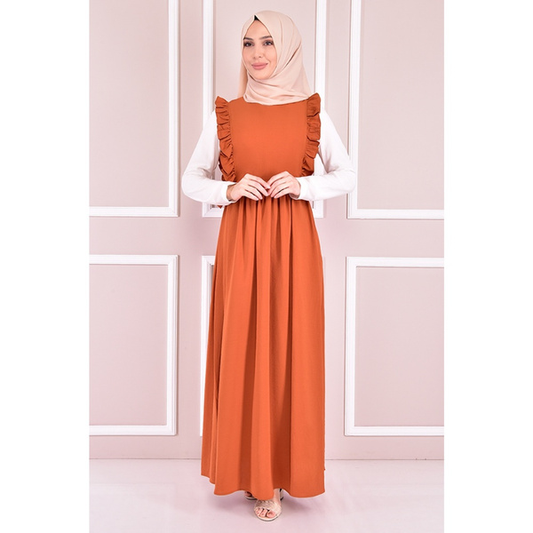 |New Season| Jumper Women's Long Muslim Dress Abaya Turkey Moroccan ...