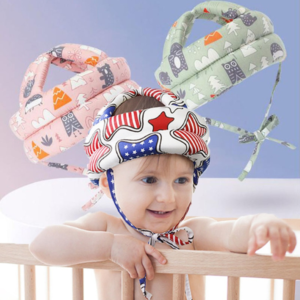 Baby Infant Toddler Safety Helmet Protective Cap Walking Bumper Bonnet ...