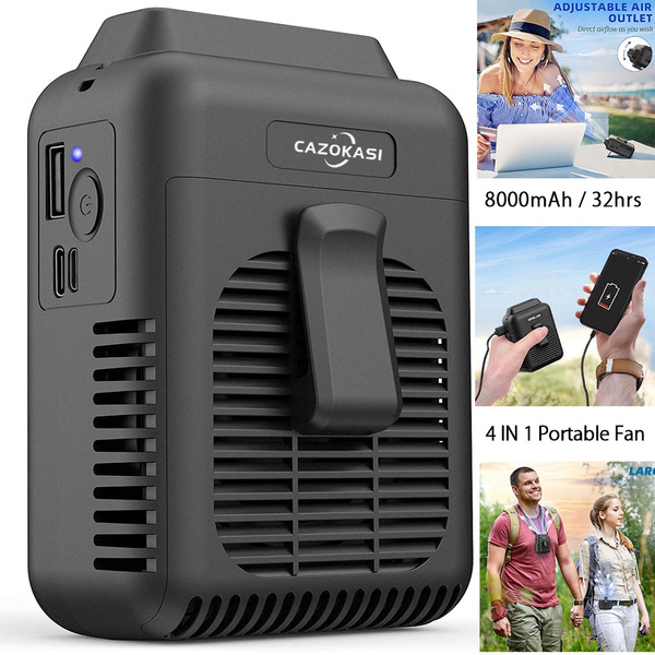 Waist Belt Fan Grelife Portable - Hands-Free Personal Cooling With 5 ...